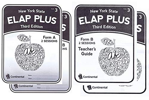 New YorK State ELAP PLUS Third Edition Grade 3 Form A & B with Teacher ...