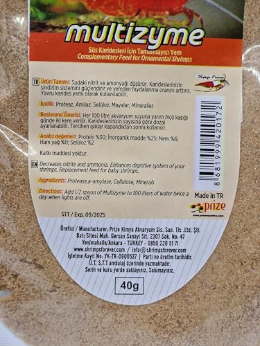 Multizyme – Shrimps Forever. multivitamin/enzyme mix which gives the ...