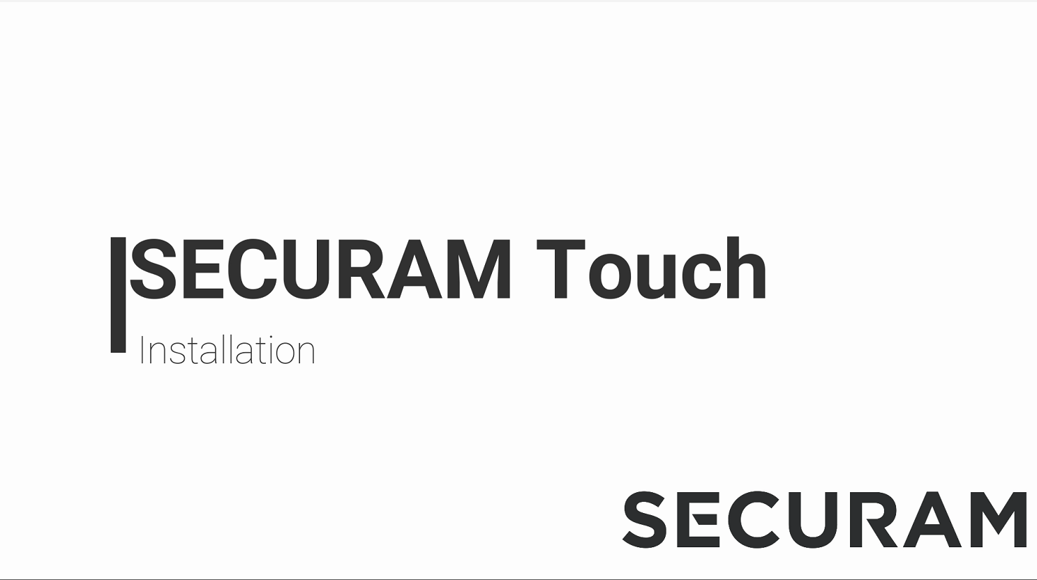 Watch SECURAM Touch Smart Lock Installation Video on Amazon Live