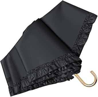 Amazon | 日傘 折りたたみ傘 超軽量 174g/194g UVカット 遮光 遮熱 日傘兼用雨傘 大人可愛い 上品 通勤 通学 レディース 母の日 プレゼント 携帯便利 (フリルーブ ...