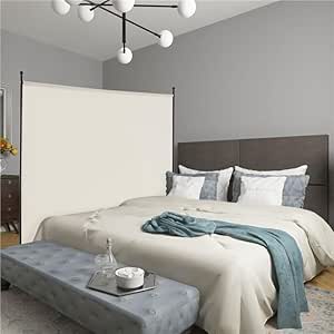 Amazon｜パーテーション 間仕切り キャスター付き 部屋 仕切り 幅184cmx高さ184cm ポリエステル生地 屏風 (WH)｜間仕切り・スクリーン オンライン通販