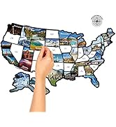 Amazon.com - RV State Sticker Travel Map of The United States, Travel ...