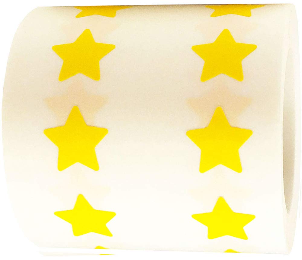 Yellow Star Stickers