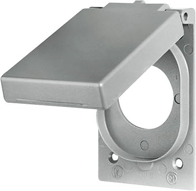 Leviton 4998-GY 1-Gang Decora Wallplate Cover, Weather-Resistant ...