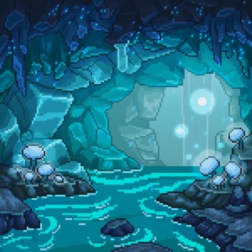 Play In the Caverns Glowing Blue by Jack Monaghan on Amazon Music