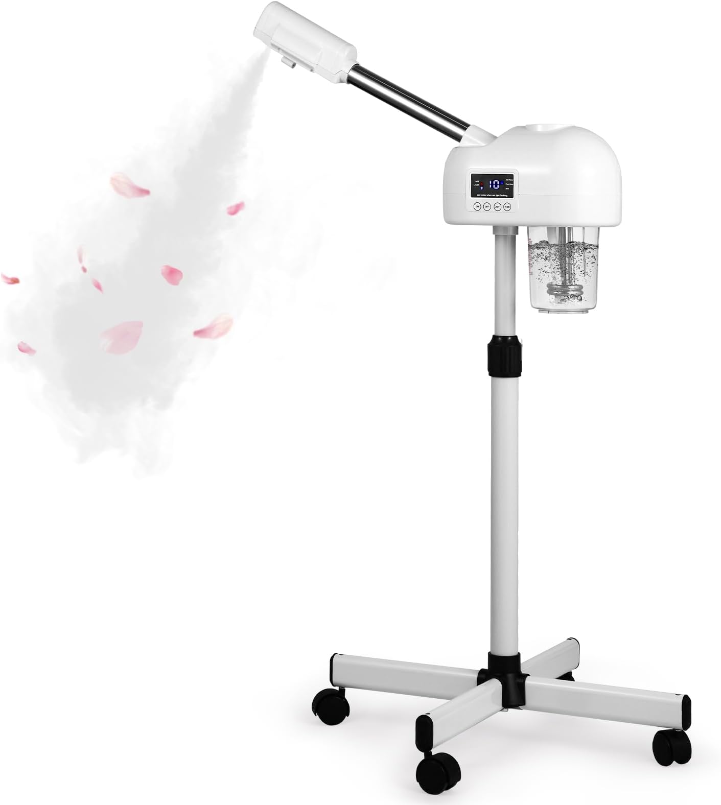 Amazon.com: Professional Facial Steamer, Stand Ozone Face Steamer on ...
