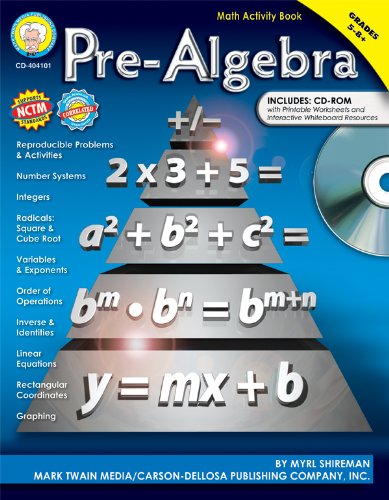 Mark Twain - Pre-Algebra, Grades 5 - 8: Shireman, Myrl: 9781580374767 ...