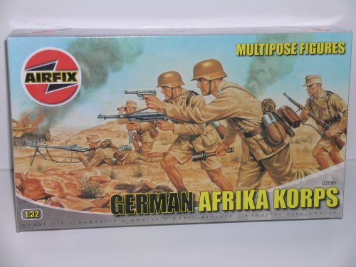 Buy Airfix Multipose Figures "German WW II Afrika Korps" Plastic ...