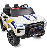 Amazon.com: Hikiddo Electric Police Car for Kids, 24V Kids Ride-on Toy ...