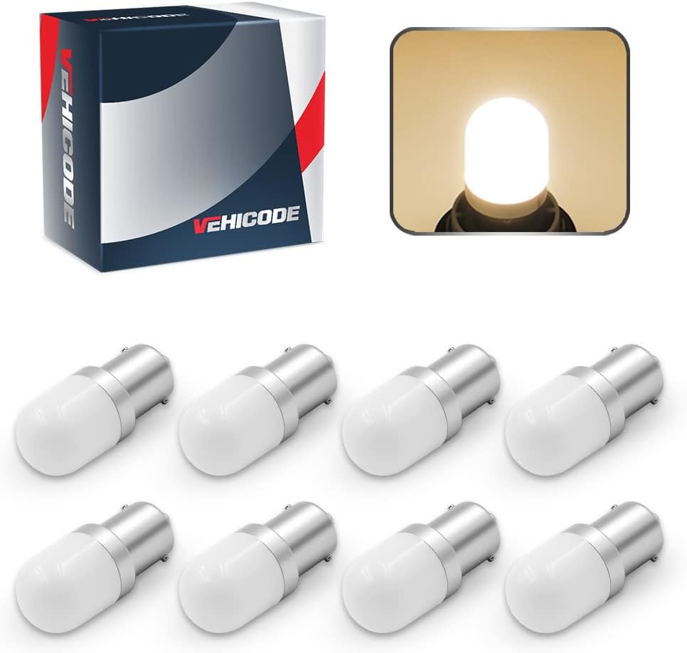 Amazon.com: VEHICODE 1156 1141 LED Bulb RV Interior Soft Warm White ...