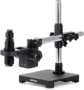 Amazon.com : AmScope - 0.7X-5X Zoom Inspection Microscope on Single-Arm ...