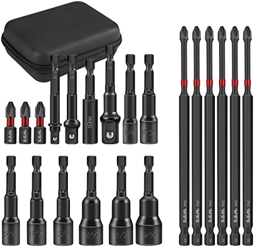 6 inch Phillips Impact Bits 2 with Impact Driver Socket Set - Amazon.com