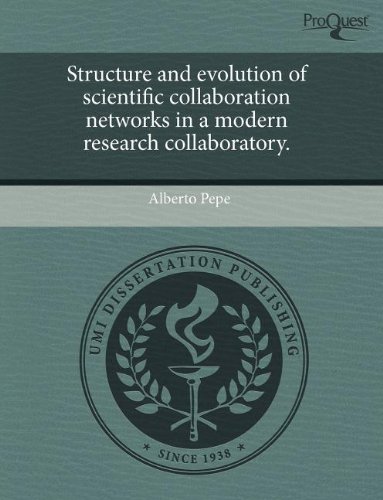 Amazon.in: Buy Structure and Evolution of Scientific Collaboration ...