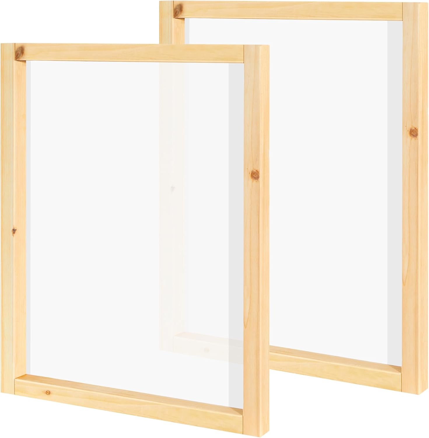 Amazon.com: Menkxi 2 Pieces Large Wood Silk Screen Printing Frame with ...