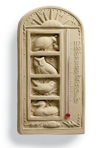 Amazon.com: Carruth Studios Wild Bird Garden Thermometer : Patio, Lawn ...