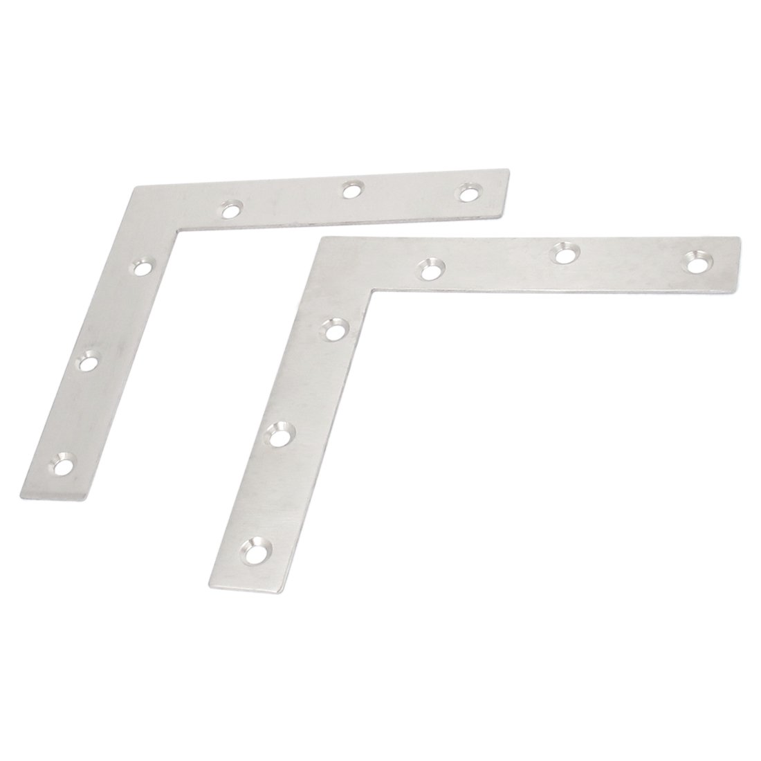 Amazon.com: uxcell 150mmx150mm Flat L Shape Corner Brace Repair Plate ...