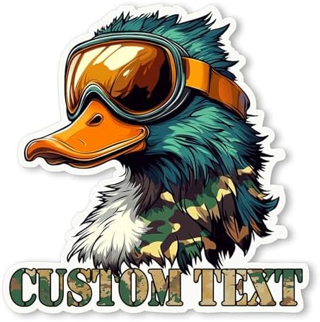 Amazon.com - Personalized Camo Mullet Duck Sticker, Funny Hunting ...