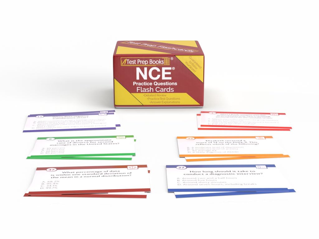 Snapklik.com : NCE Practice Question Study Cards: NCE Exam Prep 2025-2026