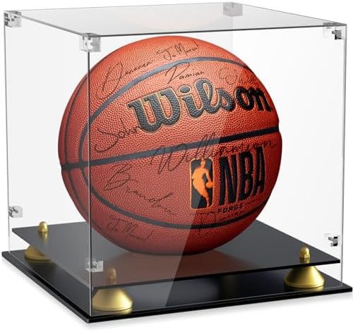 Amazon.com: Akorbom Basketball Display Case,Acrylic Basketball Case ...