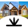 Amazon.com: Gable Plate Black Powder-Coated Truss Connector Plates, 8: ...