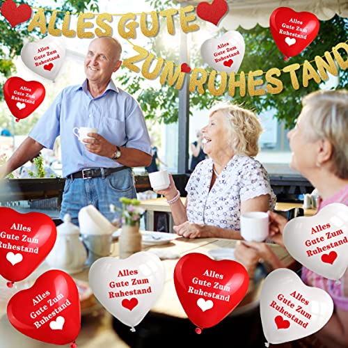 Deko für Den Ruhestand,Vormontiert Alles Gute Zum Ruhestand Girlande ...