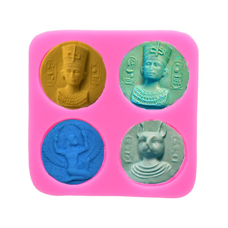 Amazon.com: Guratapa Antique Egypt Coins Inspired Silicone Molds for ...