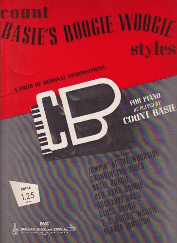 Count Basie's Boogie Woogie Styles - For Piano Solo: Count Basie ...