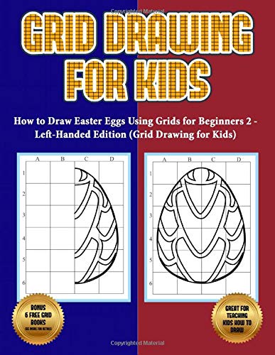 How to Draw Easter Eggs Using Grids for Beginners 2 - Left-Handed ...