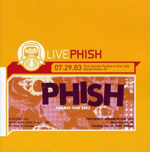 Amazon.com: Burgettstown Pa 7/29/03: 0806301010324: Phish: Books