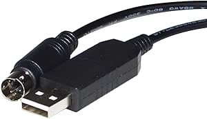 Amazon.com: USB to MINI DIN 4 PIN ADAPTER RS232 CONVERTER SERIAL ...