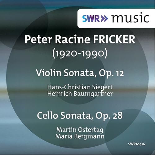 Play Fricker: Violin Sonata, Op. 12 & Cello Sonata, Op. 28 by Martin ...