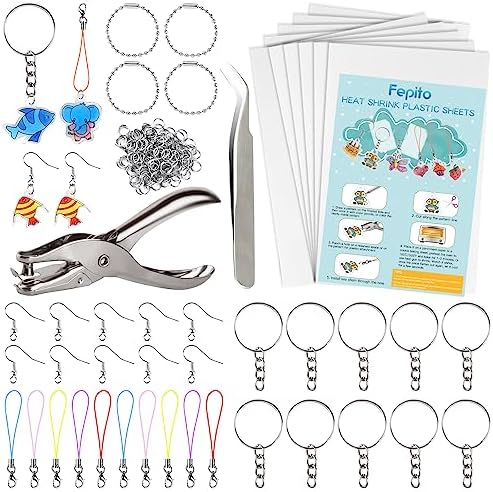 ASTARON 181Pcs Shrinking Plastic Sheets Kit Includes 20 Shrinking Film ...