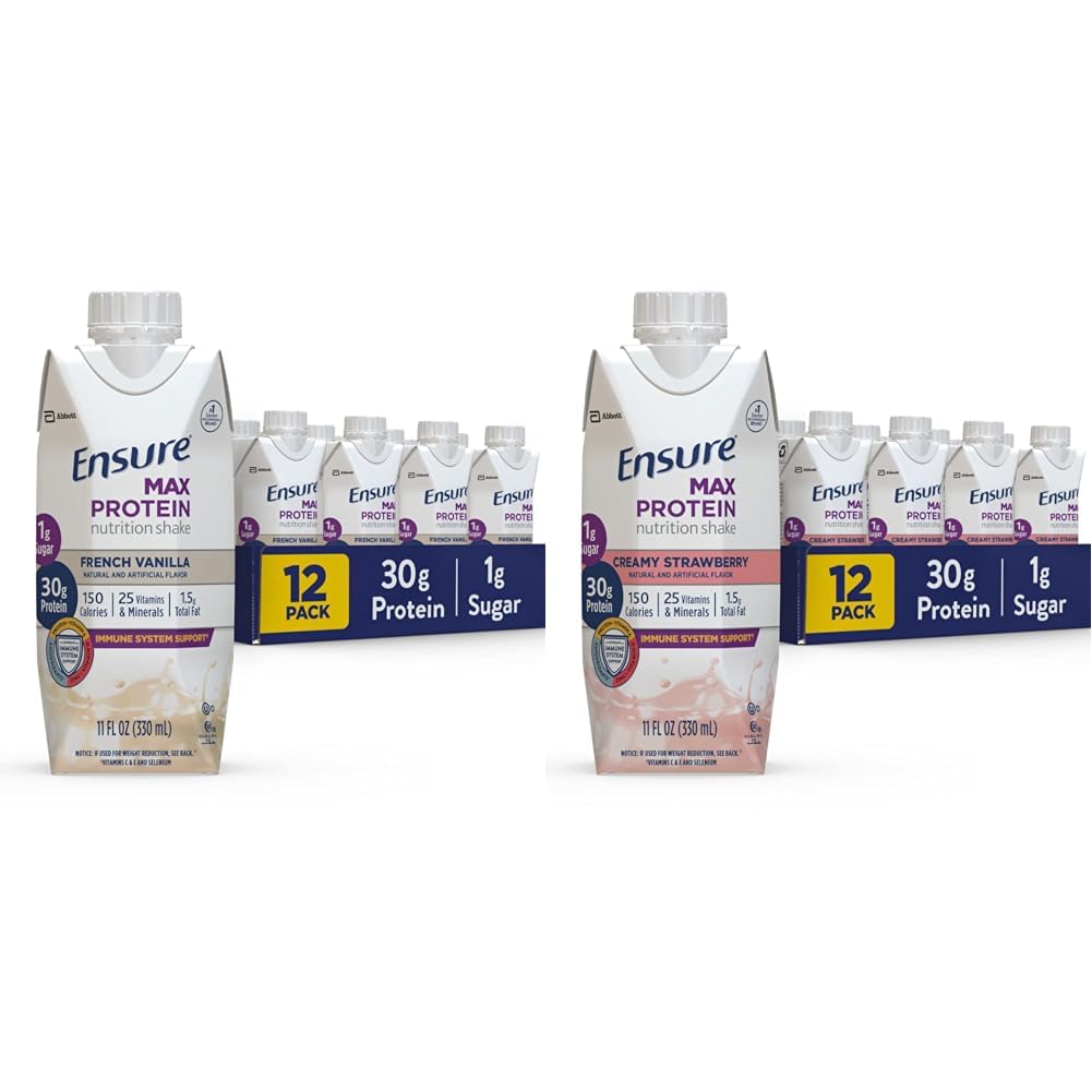 Amazon.com: Ensure Max Protein Nutrition Shake with 30g of Protein ...