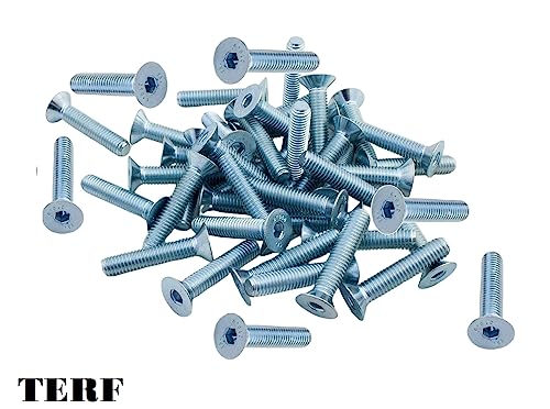 TERF M6 X 60mm Hex Socket Countersunk Machine Screw M6 (6mm) X 60mm ...