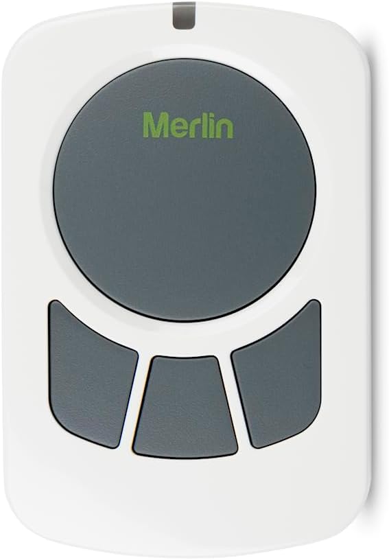 Merlin E148M Four Button Wireless Wall Mount Garage Remote Control ...
