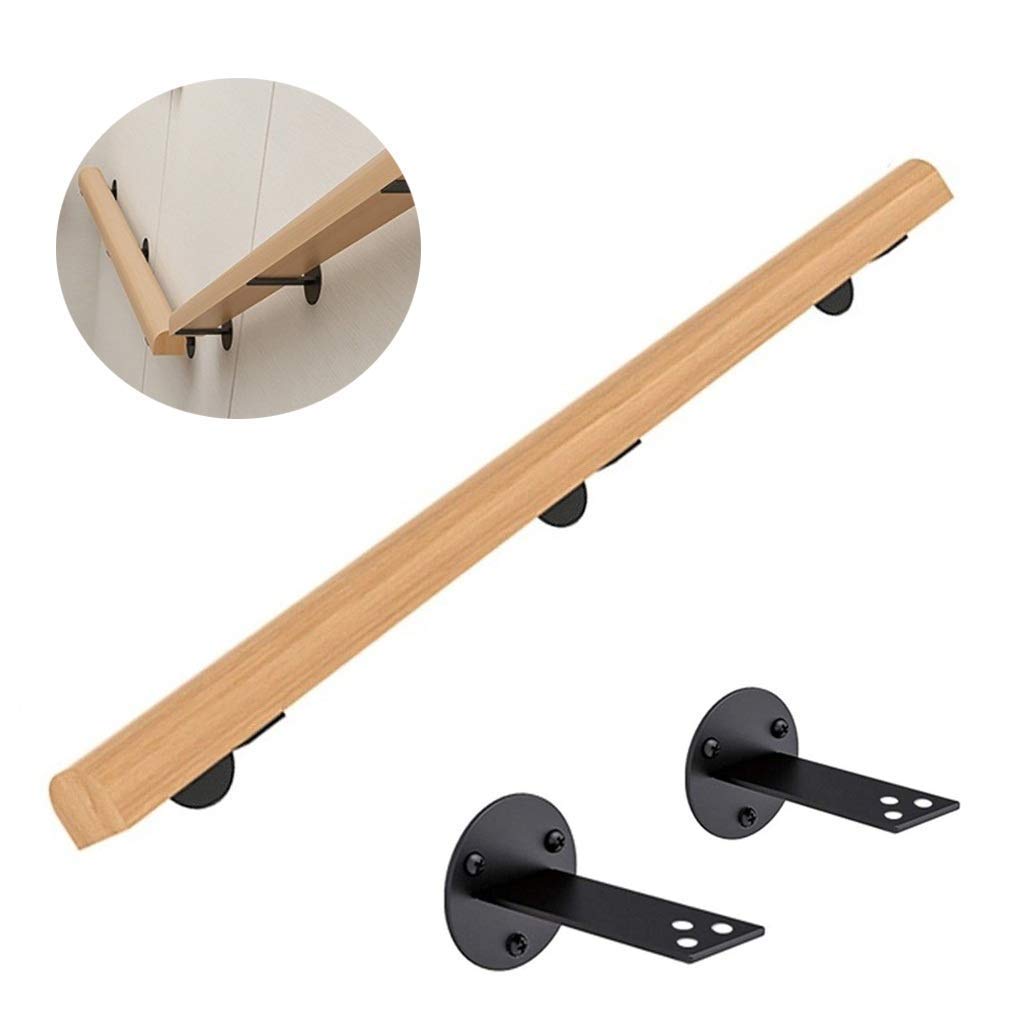 Buy Stair banister handrail Wooden Handrail - 1ft-20ft Complete Kit ...