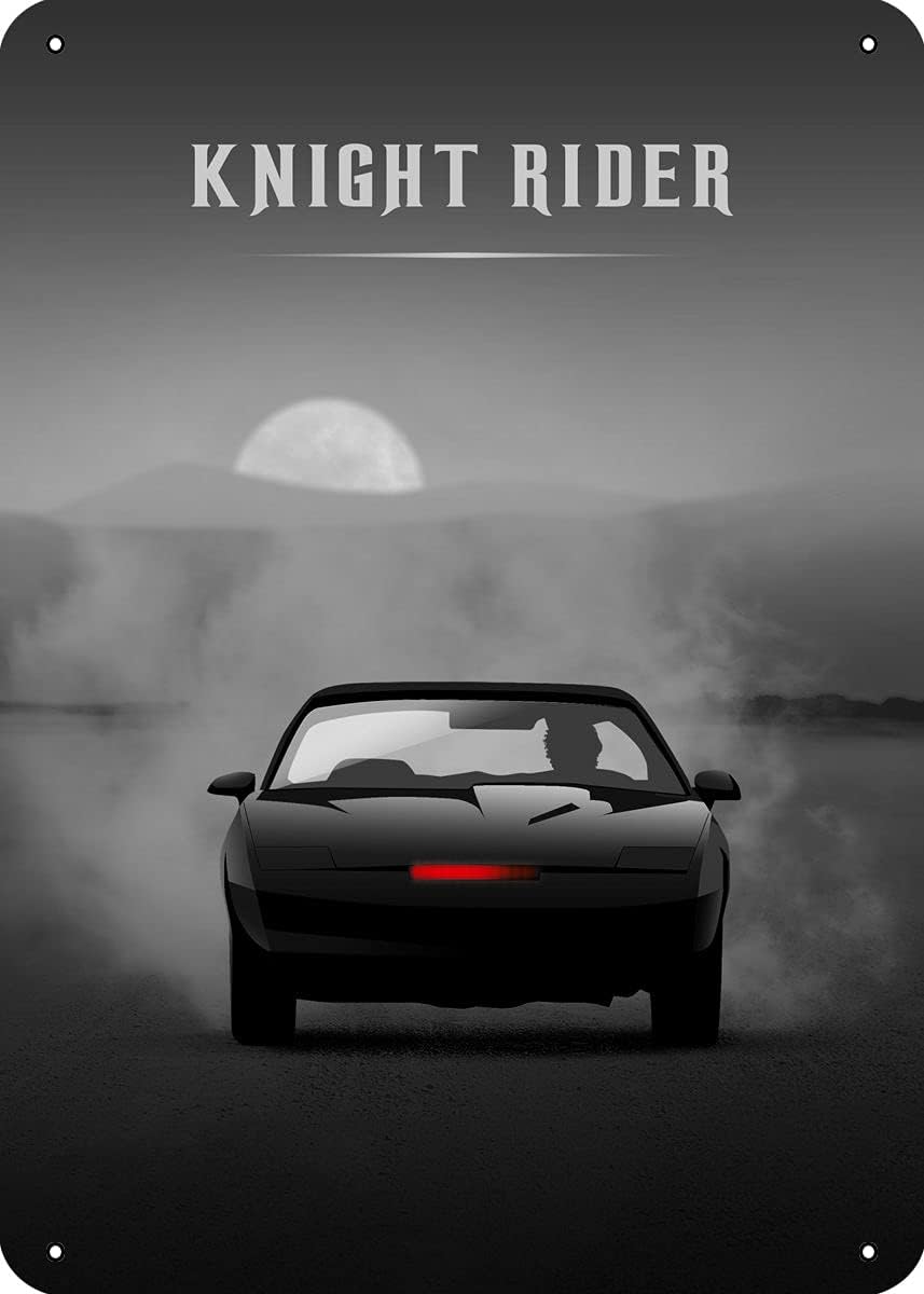 Amazon.com: Knight Rider Movies Metal Tin Sign 12"X 8" Wall Arts ...
