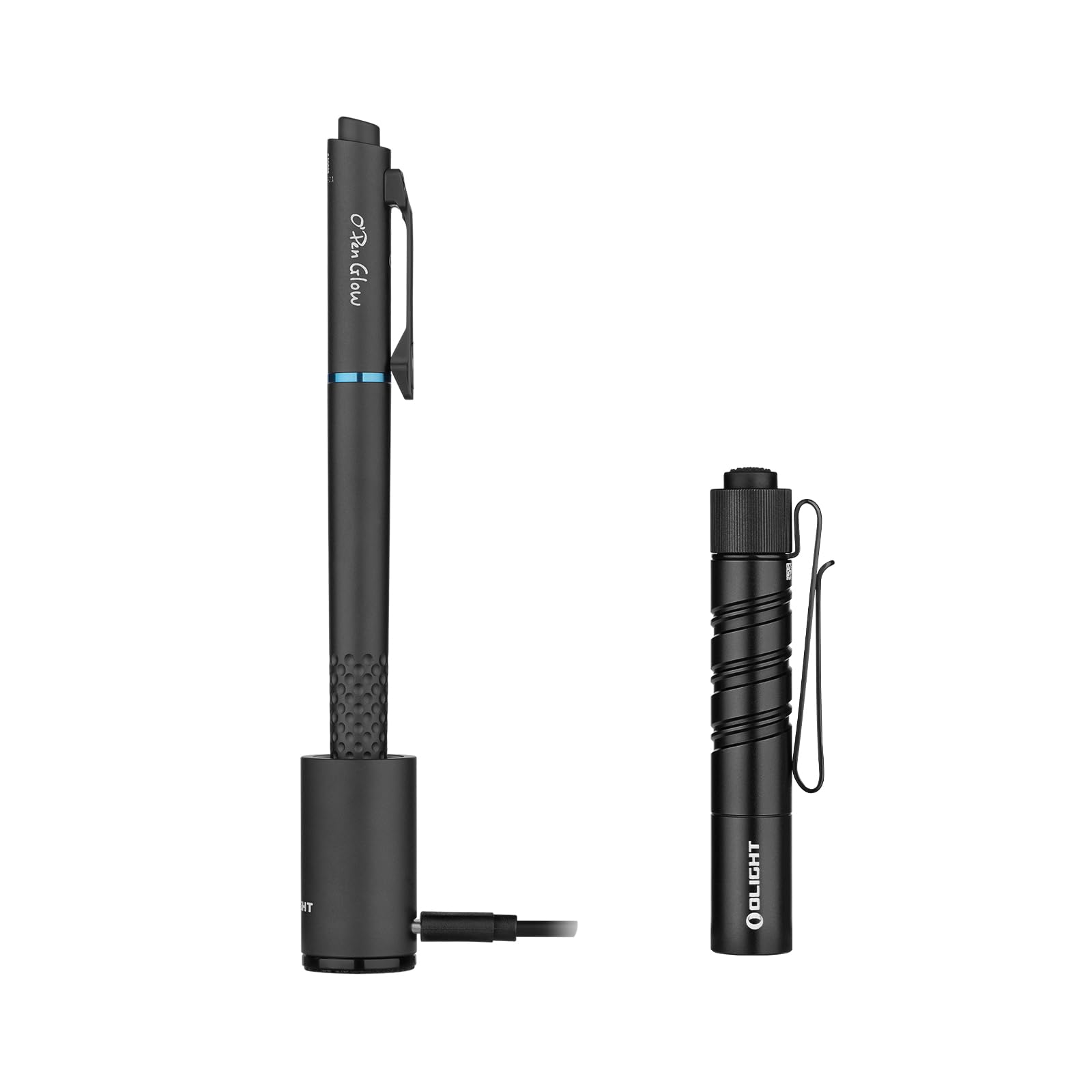 OLIGHT O'Pen Glow EDC Pen Light, 120 Lumens with Green Beam ...