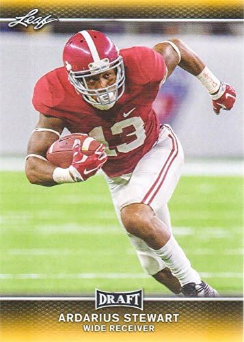 Ardarius Stewart Football Card (Alabama, New York Jets) 2017 Leaf Draft ...
