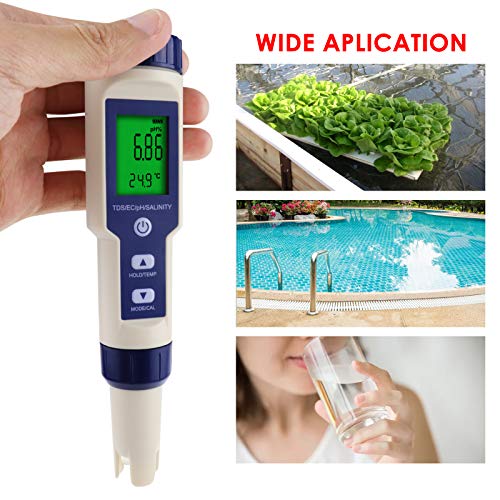Snapklik.com : DANOPLUS 5 In 1 Digital pH Meter