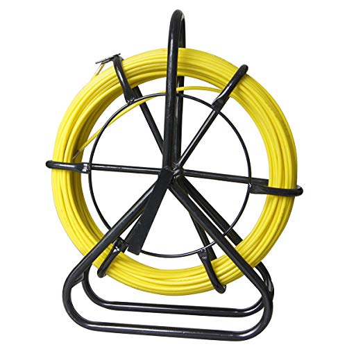 KATSU Fibre de Verre Rodder 6x50M Conduit Rodder avec Support et Frein ...