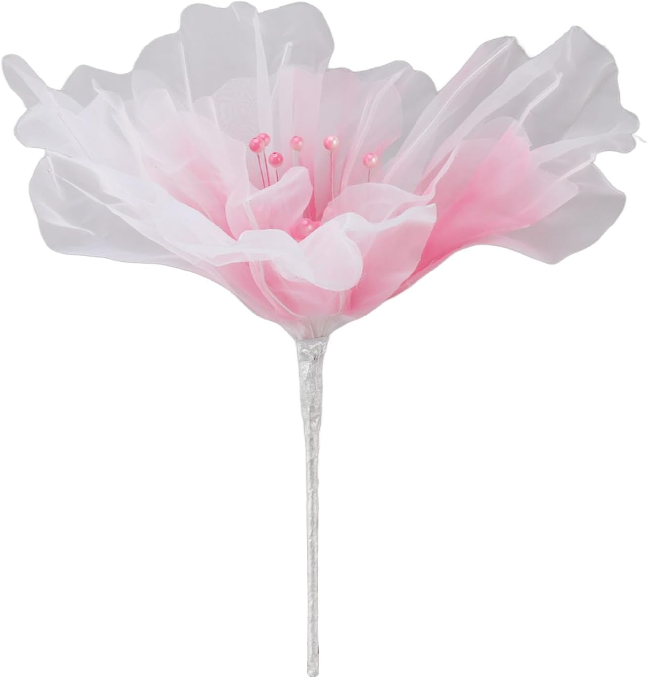 Amazon.com: Buachois Organza Flower,Big Flowers for Decorations,50cm ...
