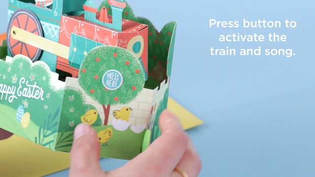 Watch Hallmark Paper Wonder Musical Pop Up Easter Card with Motion ...