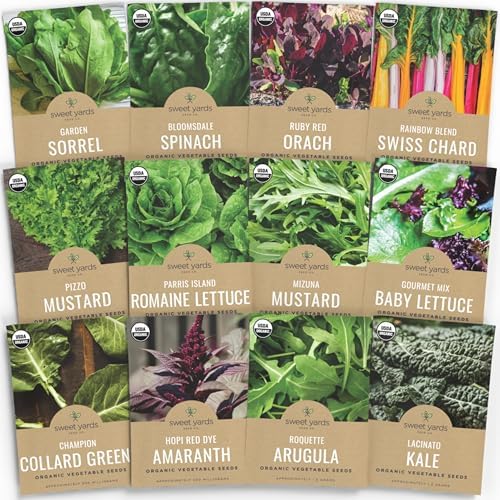 Amazon.com : Organic Collard Greens Seeds, APPR. 125, Georgia Collard ...