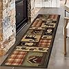Amazon.com: SMXVRC Lodge Cabin Runner Rug, 2x6ft, Rustic Country Moose ...