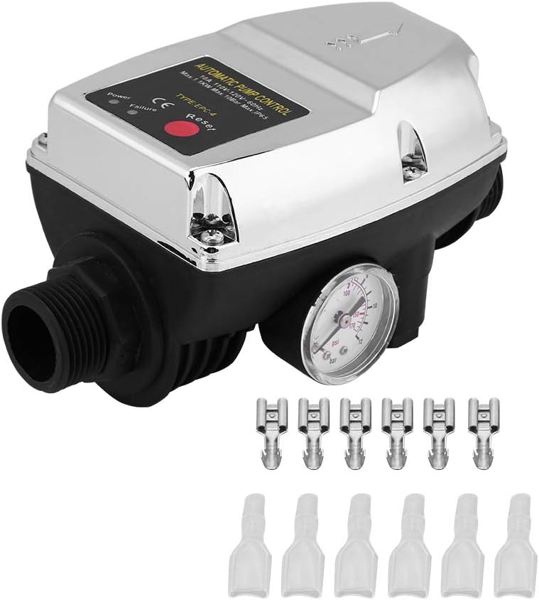 EPC 4 110V Automatic Water Pump Pressure Controller 10A Electronic ...
