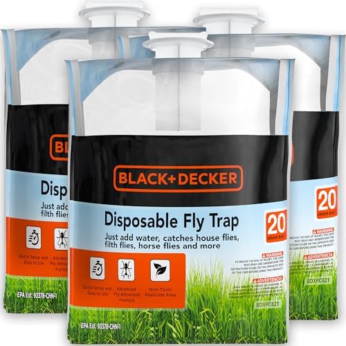 Amazon.com : Fly Trap- Hanging Fly Traps Outdoor- Natural Non-Toxic Fly ...
