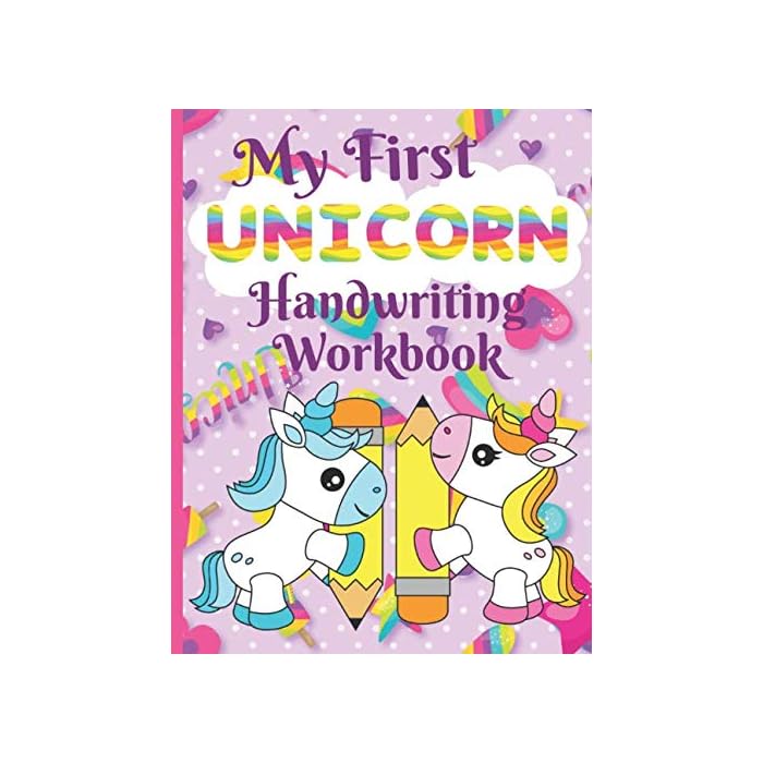 Buy My First Unicorn Handwriting Workbook: ABC print handwriting ...