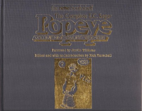 Complete E.C. Segar Popeye, Dailies, 1935-37 (The Nemo Bookshelf ...