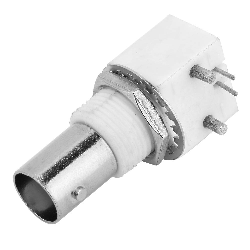 PCB Mount Connector 10pcs 90 Degree White PCB Mount BNC Connector Board ...